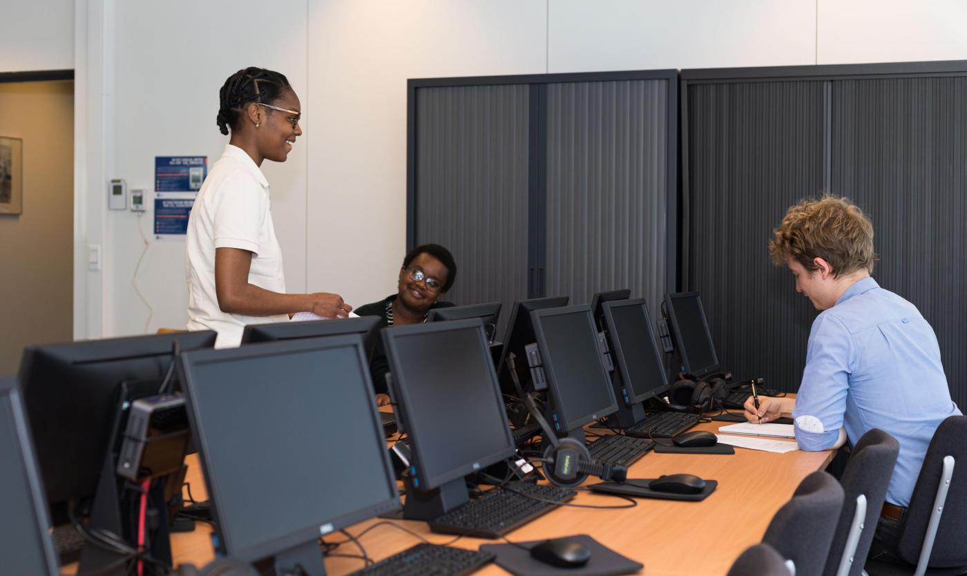 Computer rooms on campus | Vrije Universiteit Brussel